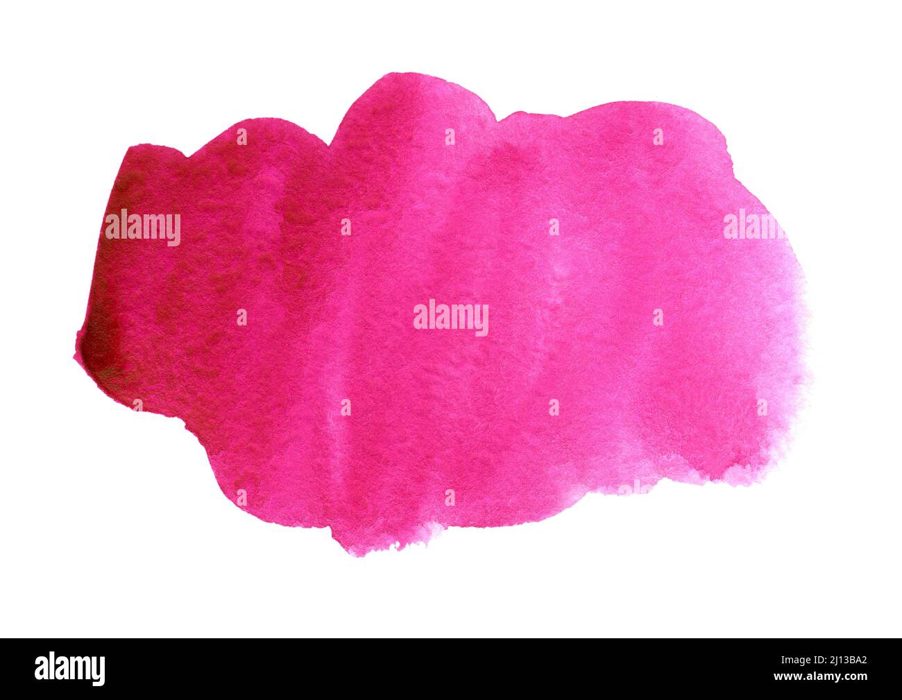 Hand drawn pink watercolor spot. Abstract watercolor background Stock ...