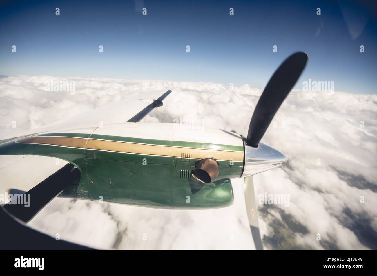 Aerial view of an airplane wing Stock Photo - Alamy
