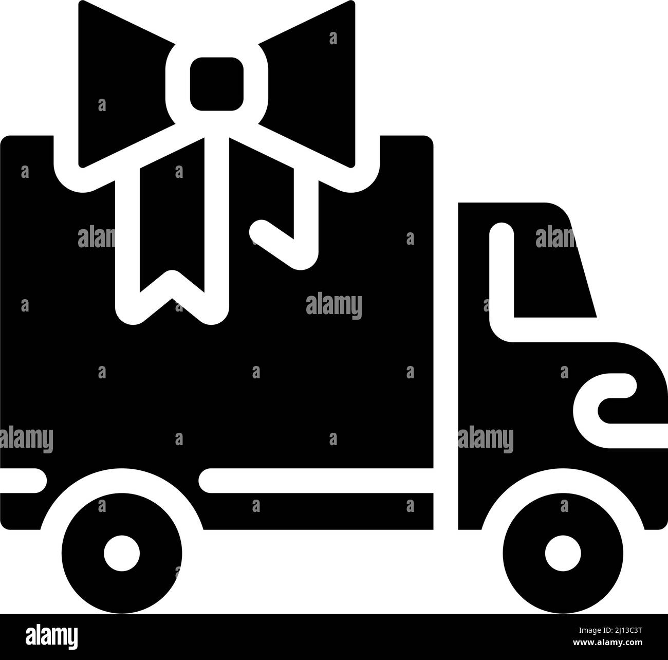 Free delivery black glyph icon Stock Vector Image & Art - Alamy