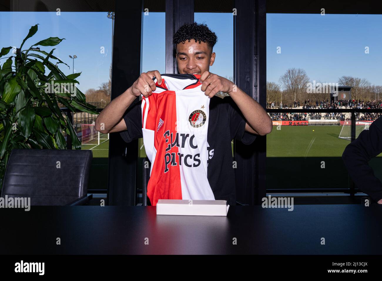 Rotterdam - Jayson Ezeb during the portrait session on 19 March 2022 in ...
