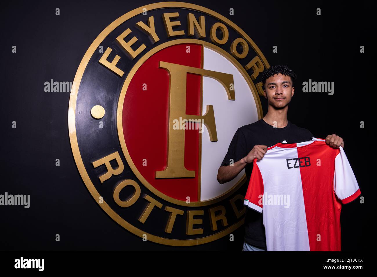 Rotterdam - Jayson Ezeb during the portrait session on 19 March 2022 in ...