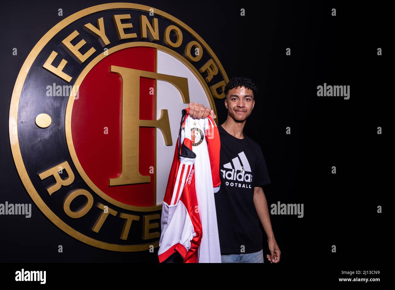 Rotterdam - Jayson Ezeb during the portrait session on 19 March 2022 in ...