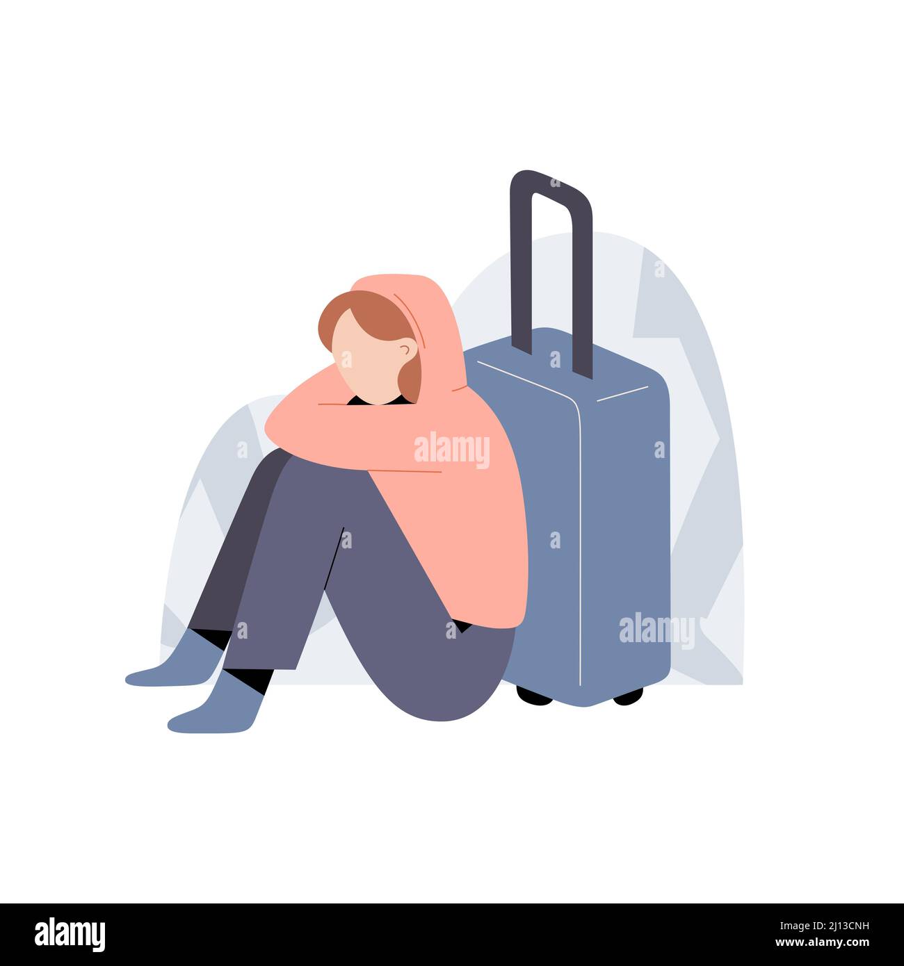 Sitting crisis Stock Vector Images - Alamy
