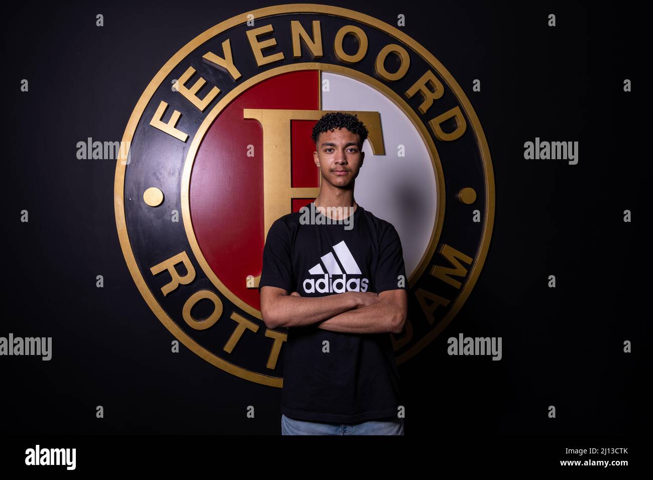 Rotterdam - Jayson Ezeb during the portrait session on 19 March 2022 in ...