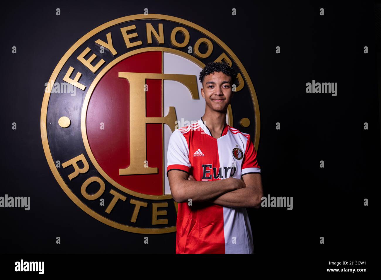 Rotterdam - Jayson Ezeb during the portrait session on 19 March 2022 in ...