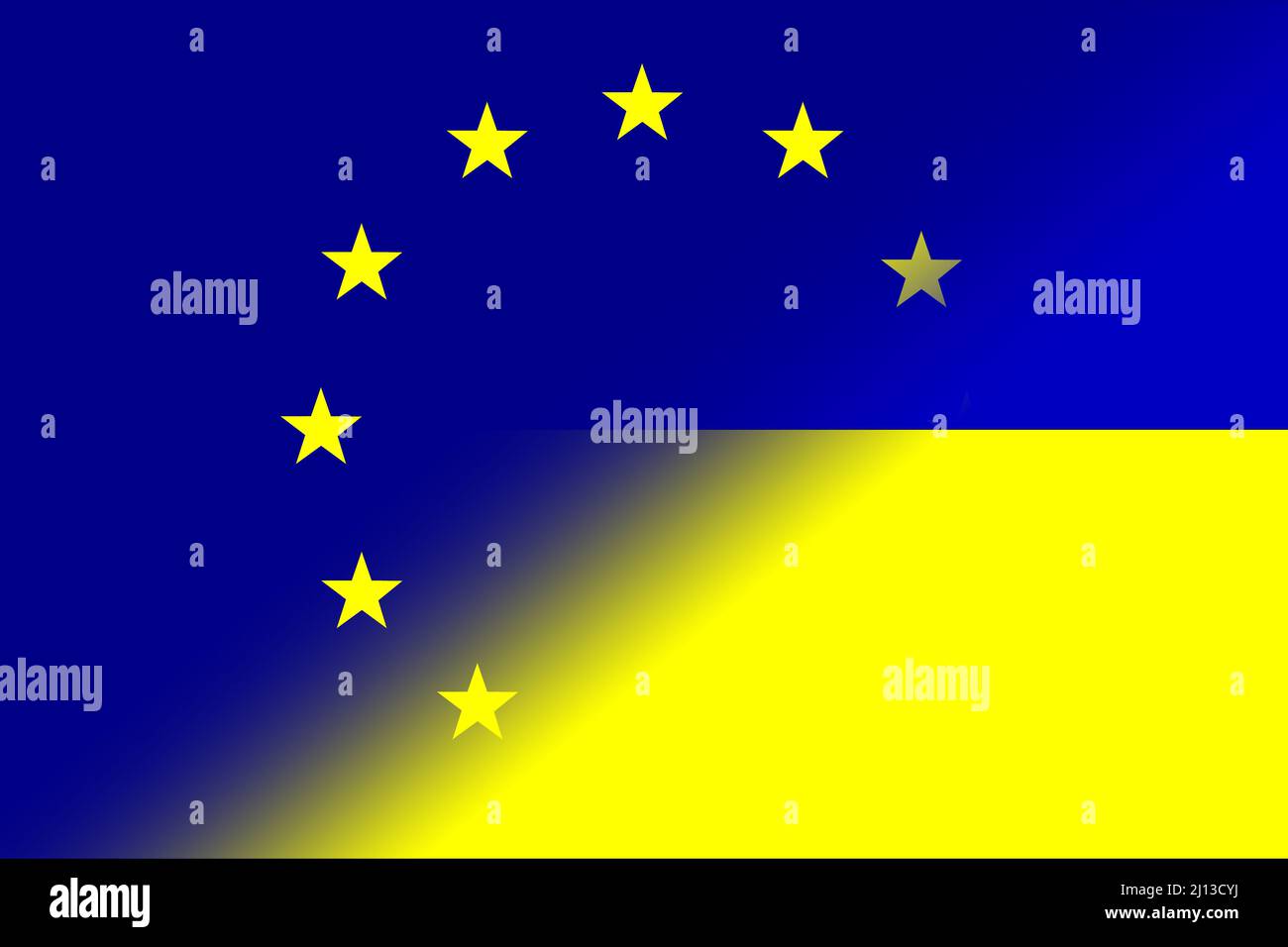 Ukraine european union flag hi-res stock photography and images - Alamy