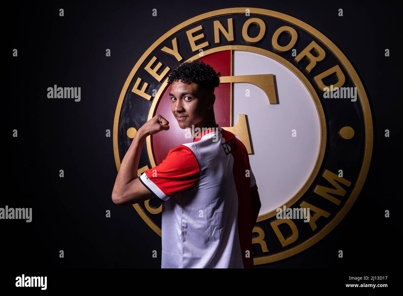 Rotterdam - Jayson Ezeb during the portrait session on 19 March 2022 in ...