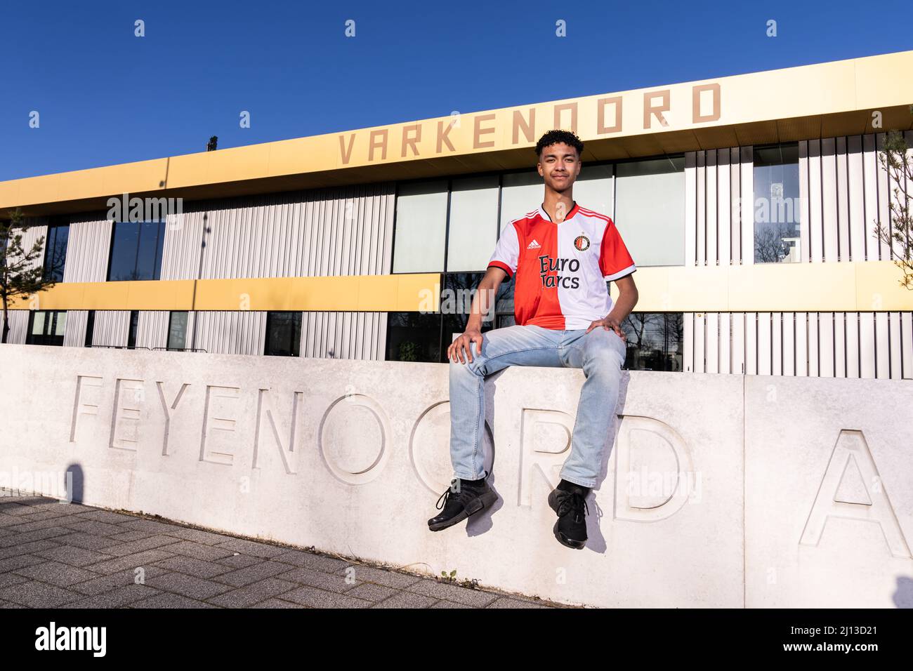 Rotterdam - Jayson Ezeb during the portrait session on 19 March 2022 in ...