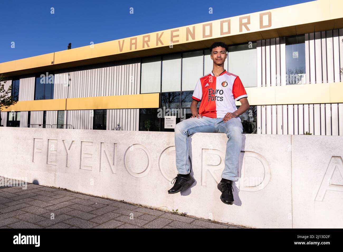 Rotterdam - Jayson Ezeb during the portrait session on 19 March 2022 in ...