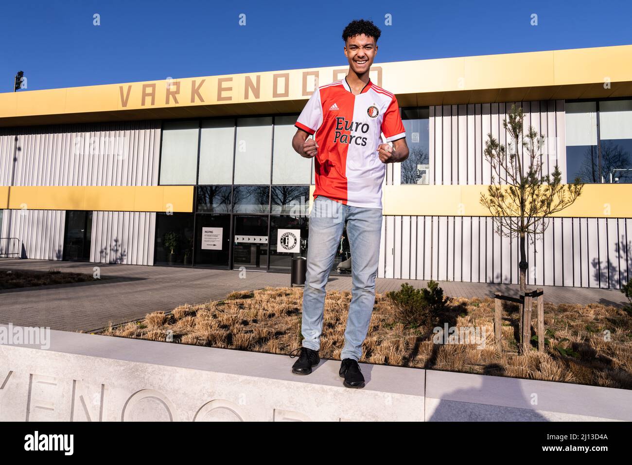 Rotterdam - Jayson Ezeb during the portrait session on 19 March 2022 in ...