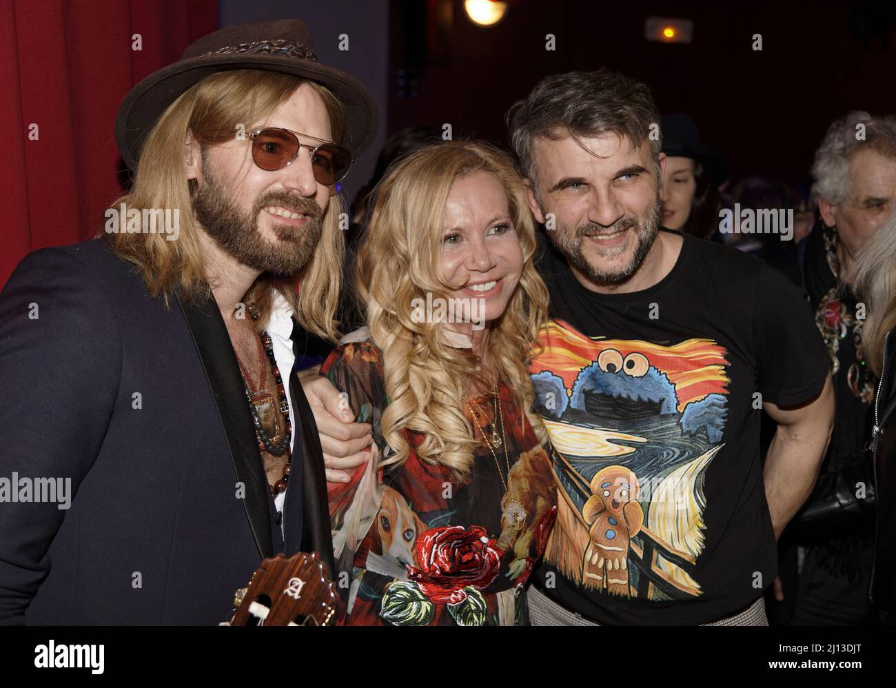 Paris, France. 21st Mar, 2022. Chardry (Richard Bauduin), Fiona Gelin ...