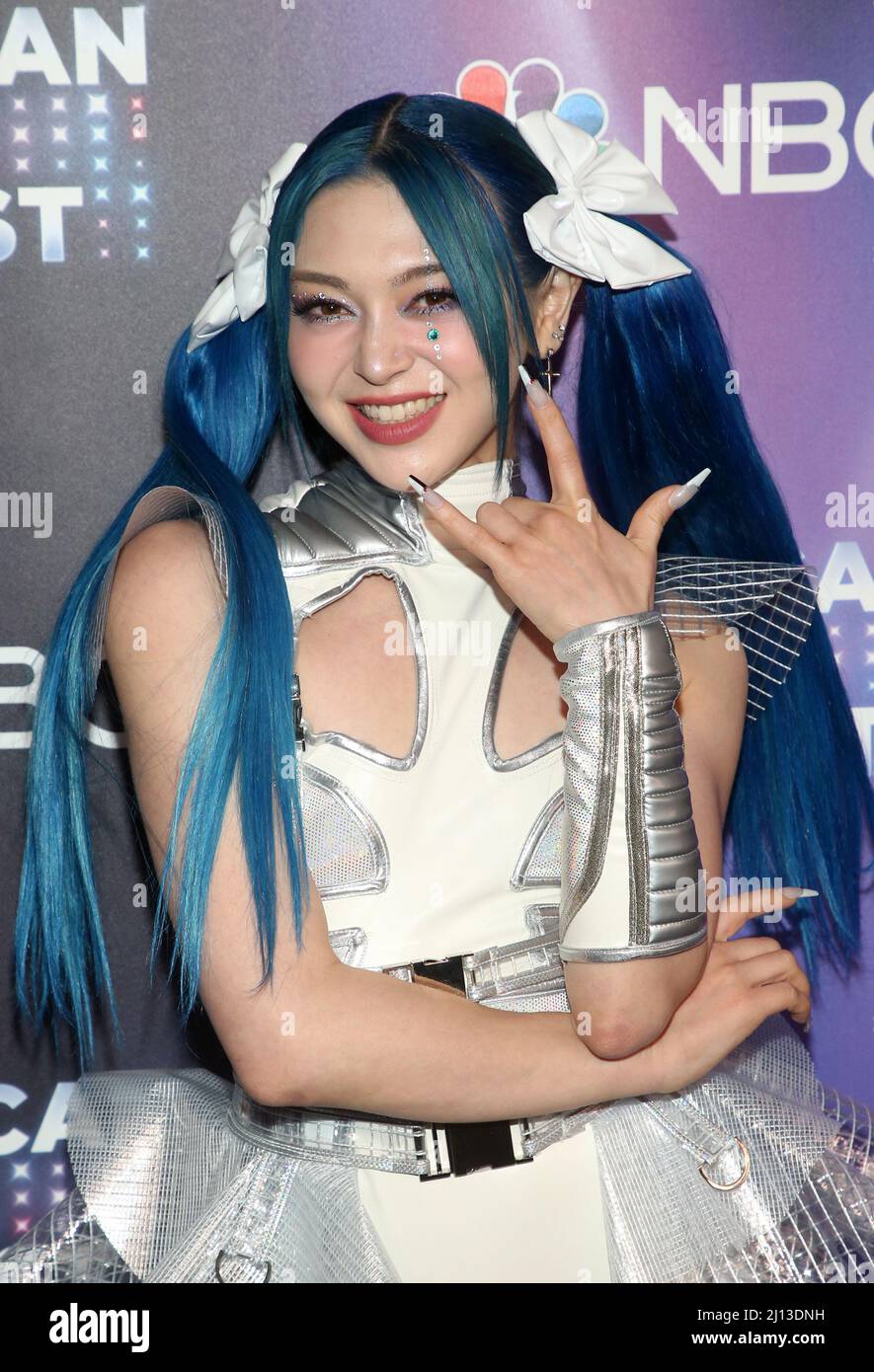 Universal City, Ca. 21st Mar, 2022. AleXa, at the American Song Contest ...
