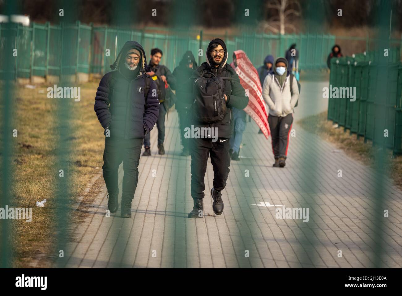 Ukrainian polish border crossing hi-res stock photography and images ...