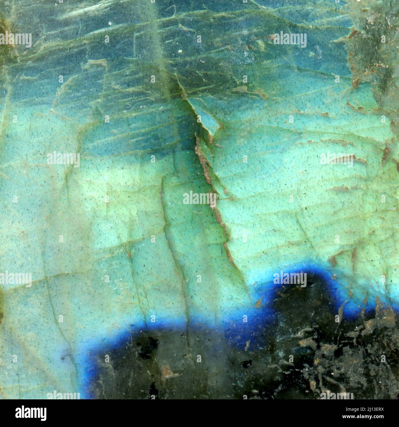 Labradorite, a mineral stone. It is a beautiful iridescent piece. The ...