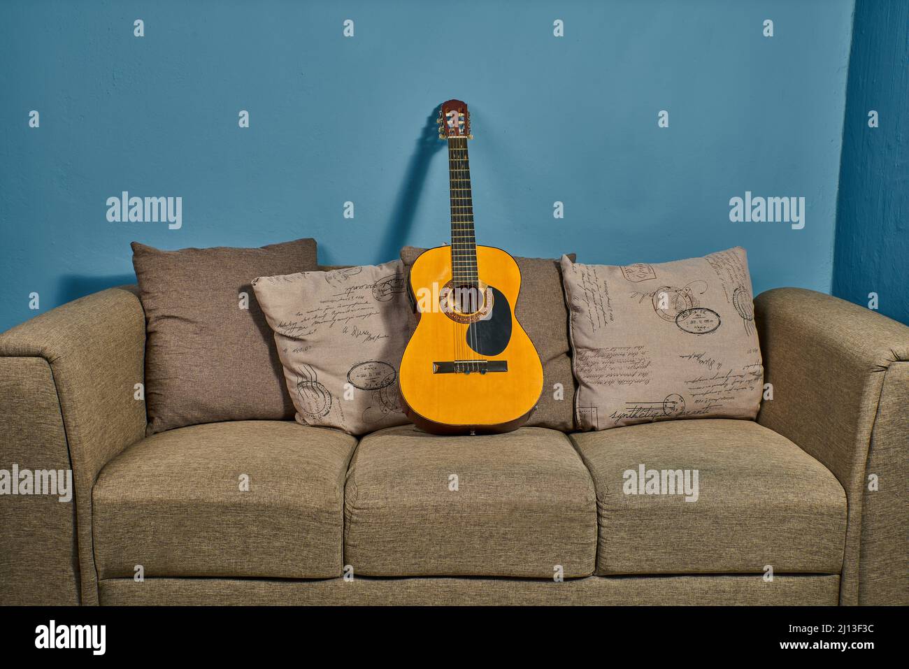 Professional musician playing singing home hi-res stock photography and ...