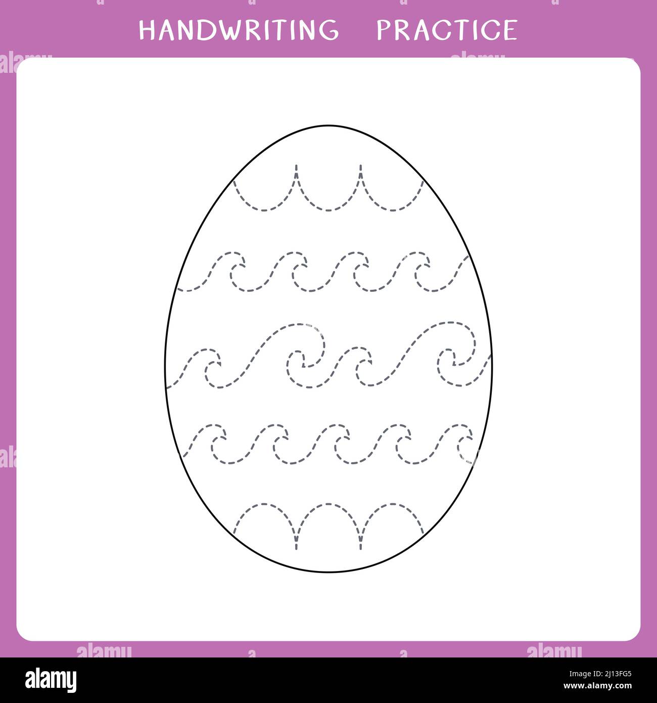 Handwriting practice sheet Stock Photo - Alamy