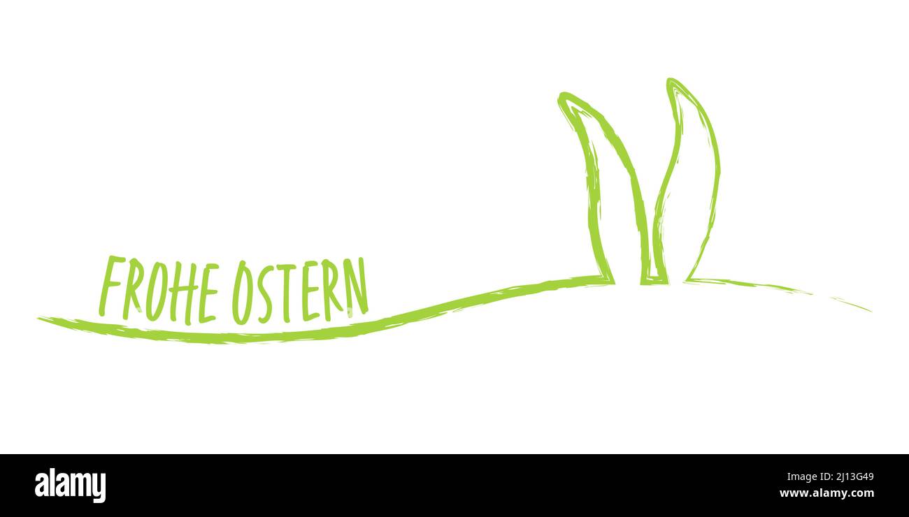 eps vector illustration of happy easter banner greetings with rabbit ...