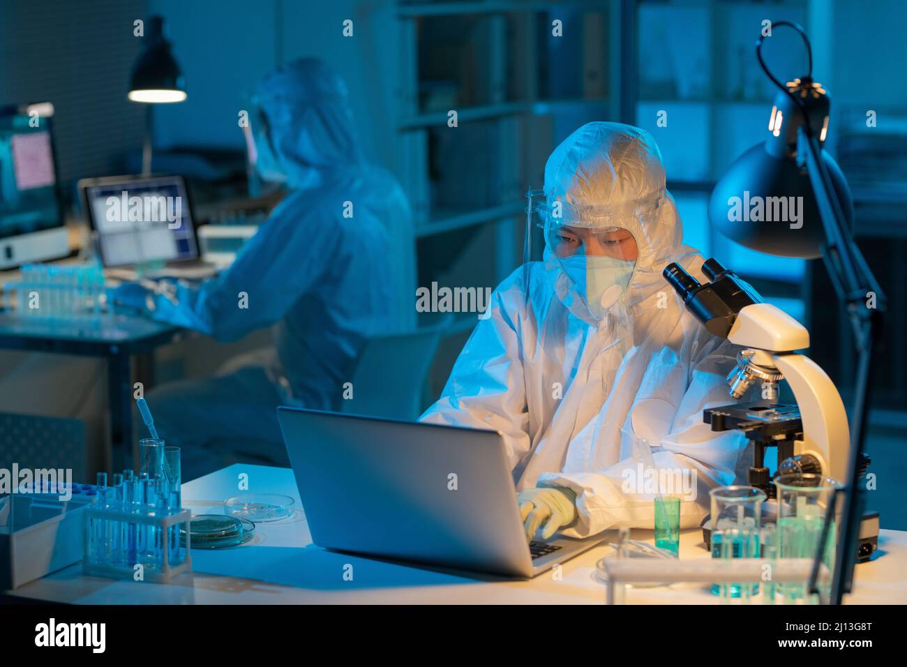 Scientist Research Computer Keyboard High Resolution Stock Photography ...
