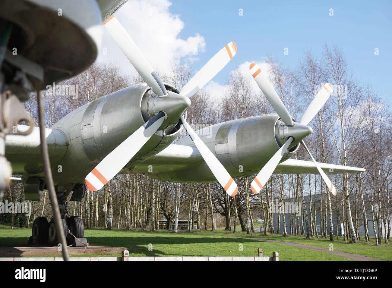 Bristol Britannia Air Plane Stock Photo - Alamy