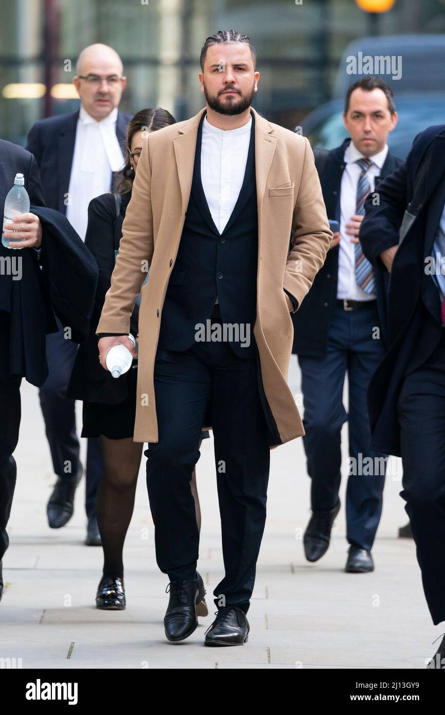Sami Chokri outside the Rolls Building at the High Court in central ...