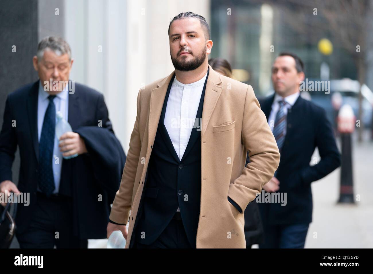 Sami Chokri outside the Rolls Building at the High Court in central ...