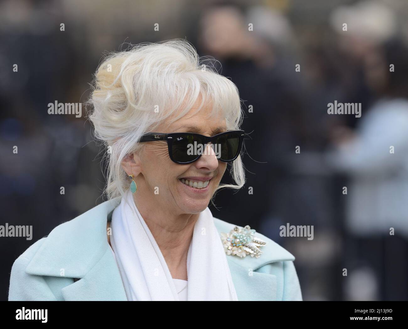 Debbie McGee - performer and wife of the late magician Paul Daniels ...