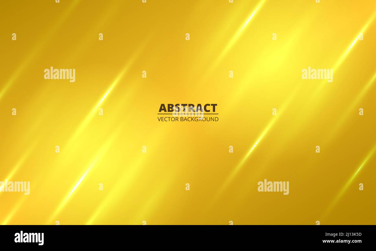 Yellow elegant luxury abstract background with glowing lights ...