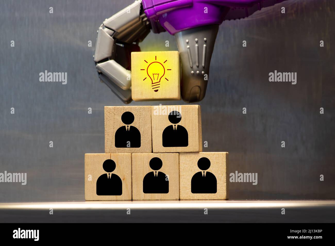 Hand top on pyramid hi-res stock photography and images - Alamy