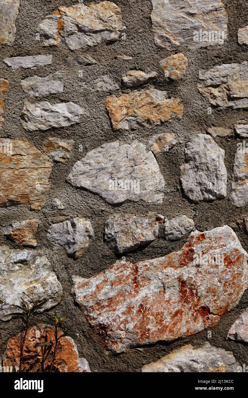Random stone wall texture hi-res stock photography and images - Alamy