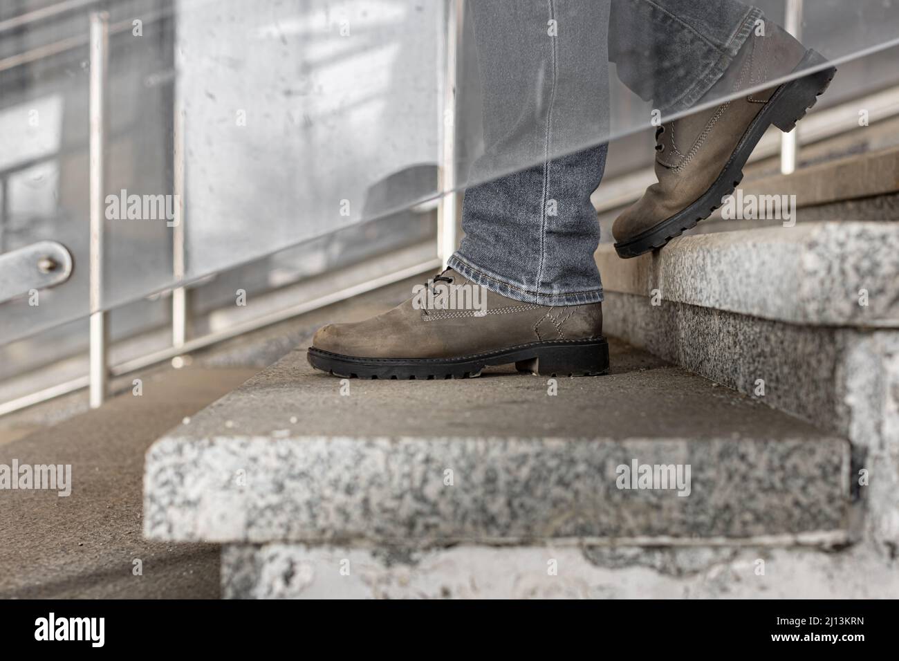 Stairs rise feet hi-res stock photography and images - Alamy