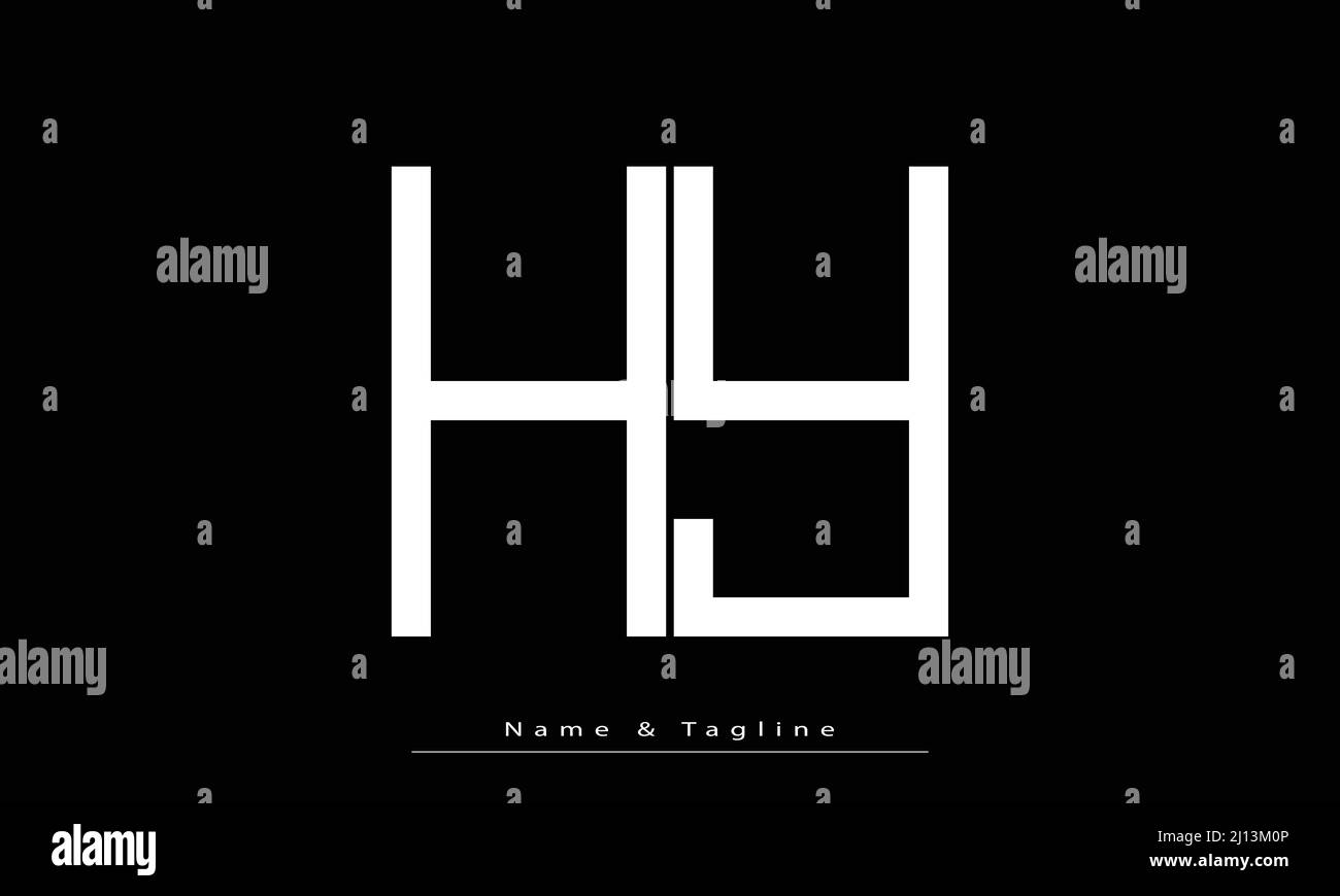 Alphabet letters Initials Monogram logo HY , YH Stock Vector Image ...