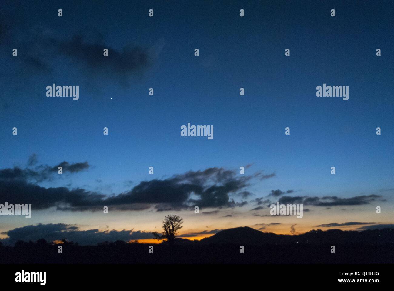 Dramatic sunset in Guatemala, December, sunset and mountains ...