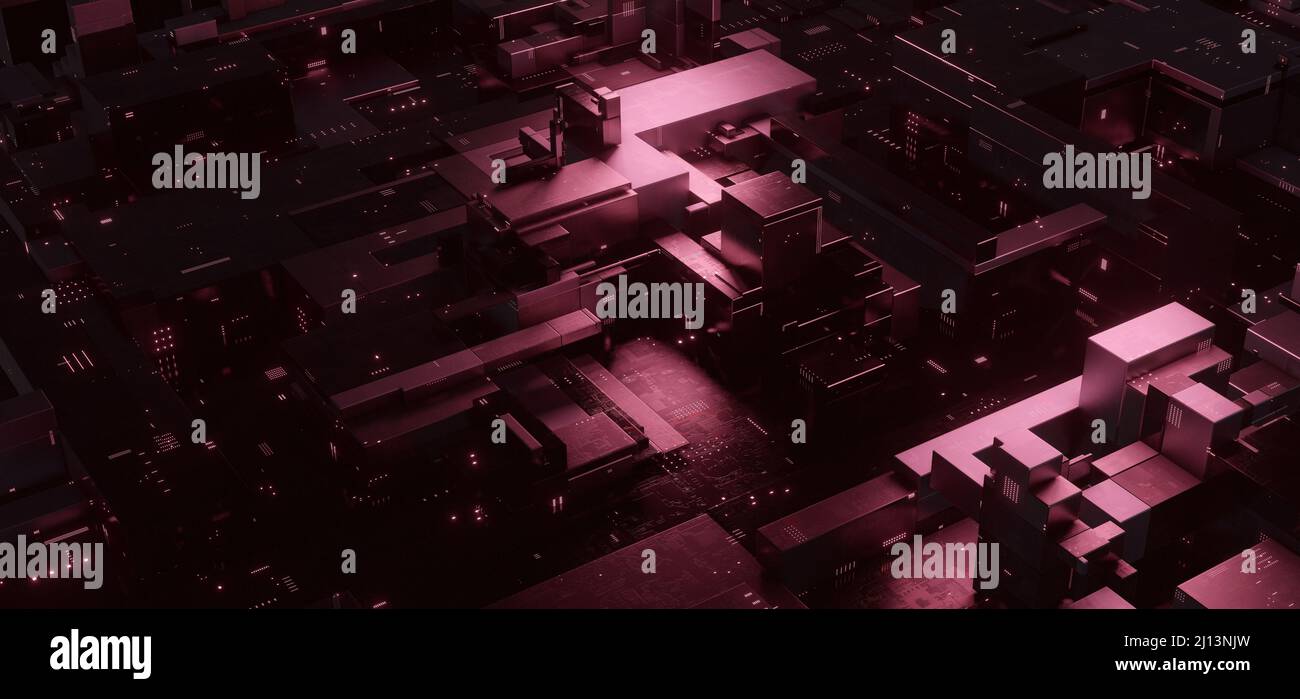 Abstract Data Technology Dimmed Pastel Pink Colors Futuristic ...