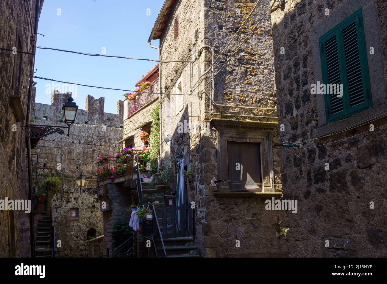 Vitorchiano, medieval village in the Viterbo province, Lazio, Italy ...