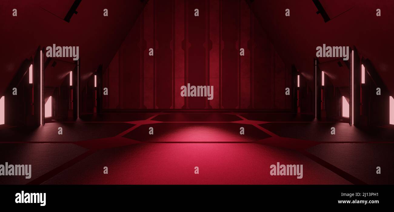 3d Wallpaper Empty Disco Floor