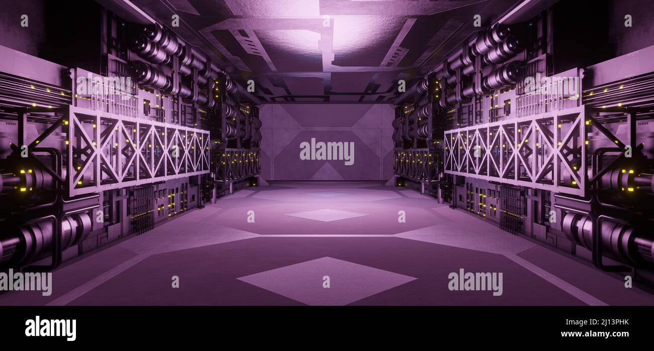 Computerized Inter Galactic Parking Underground Car Warehouse Garage ...