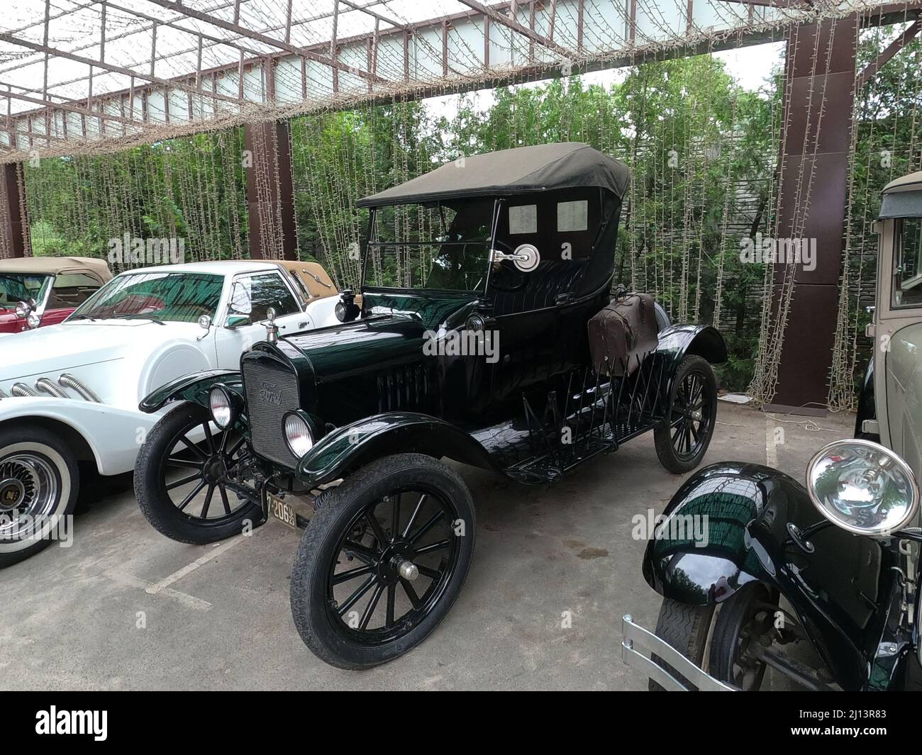 Kharkov, Ukraine, July 3, 2021. A Ford Model T Pick-Up, built in USA in ...