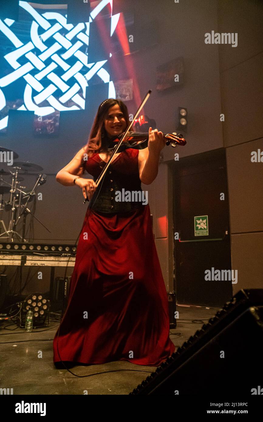Kinnia Folk Metal concert at the Shoko in Madrid Stock Photo - Alamy