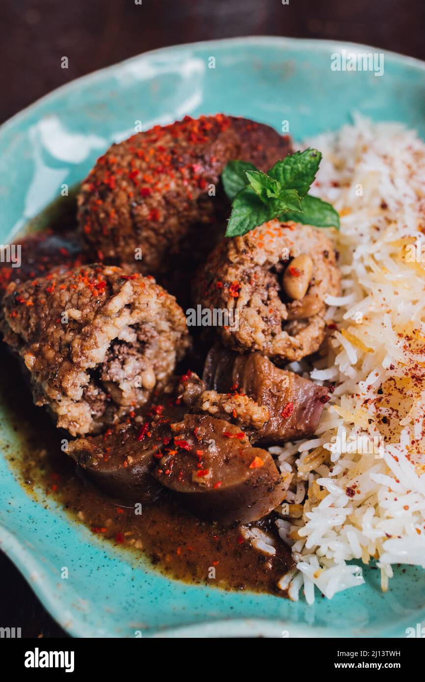 Syrian recipe cuisine background hi-res stock photography and images ...
