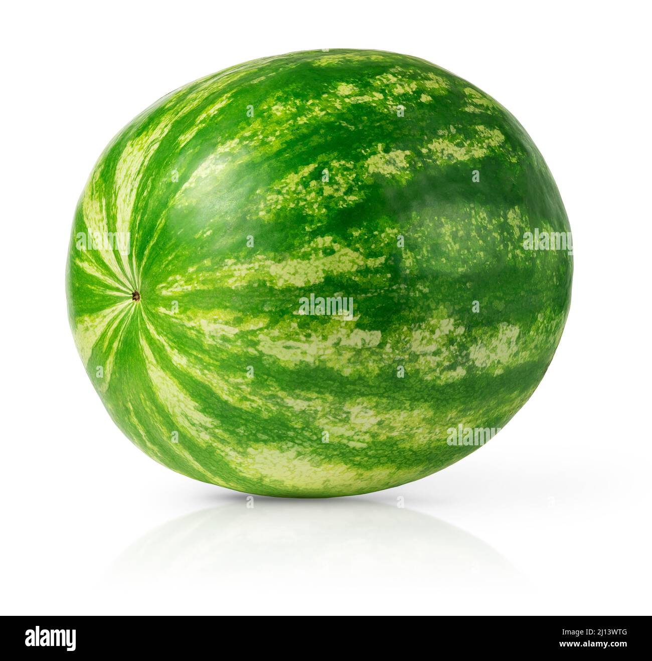 Whole watermelon isolated on white background with clipping path Stock ...
