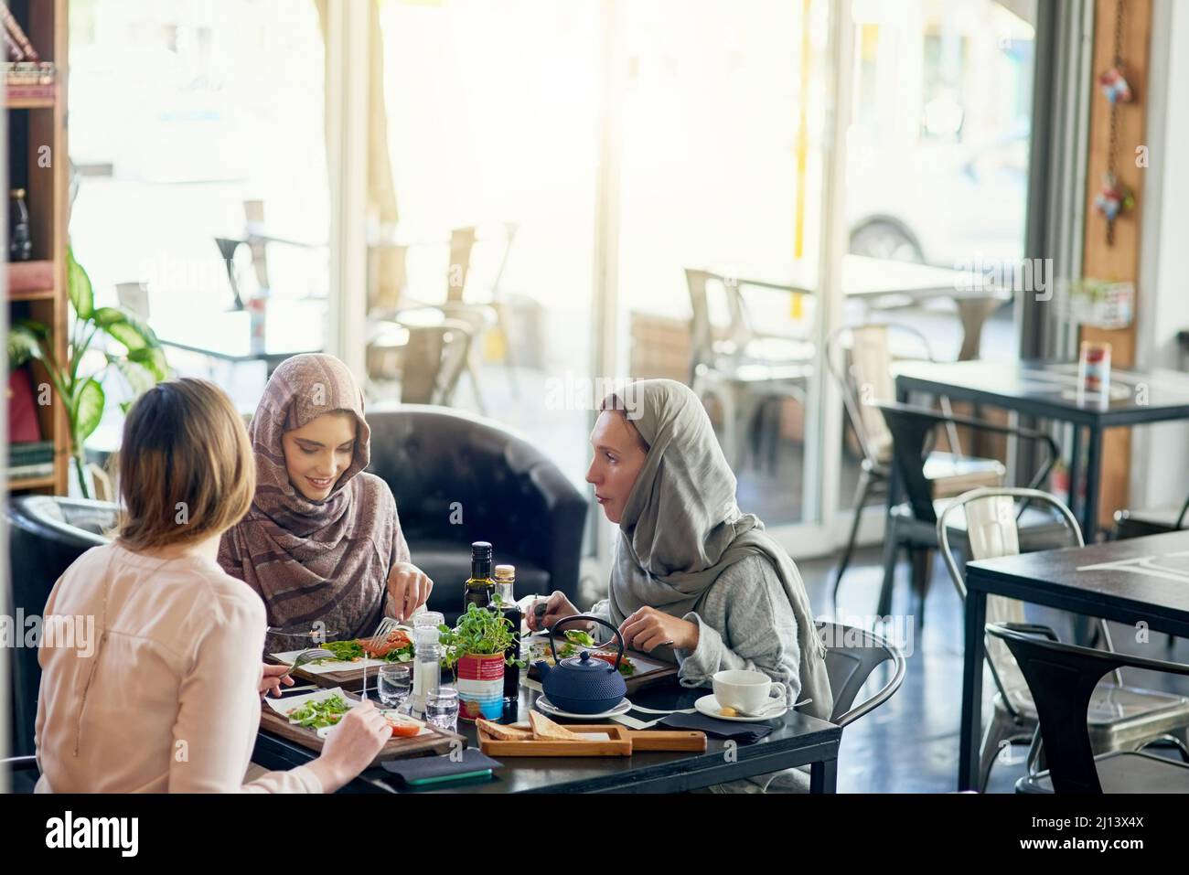 Saturday is catch up day. Shot of a group of women getting together for ...