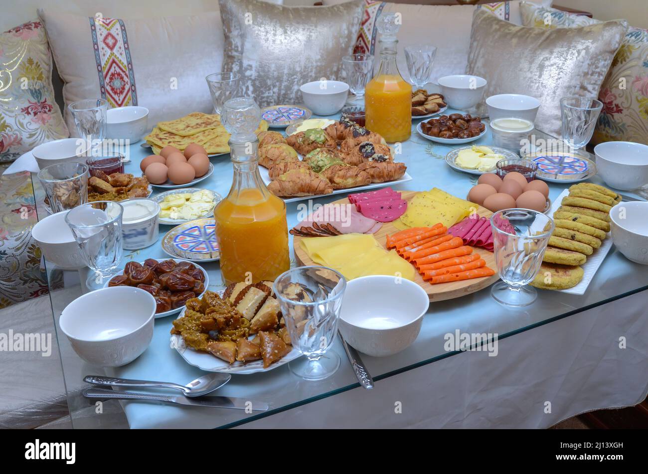 Traditional Moroccan Food Breakfast