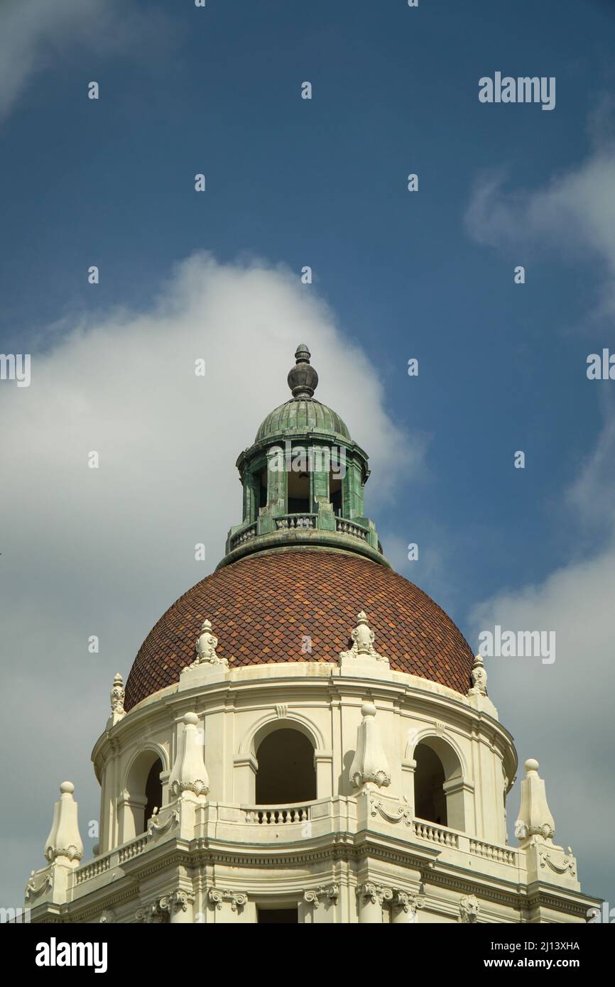 Vertical shot of renaissance tower with copper cupola Stock Photo - Alamy