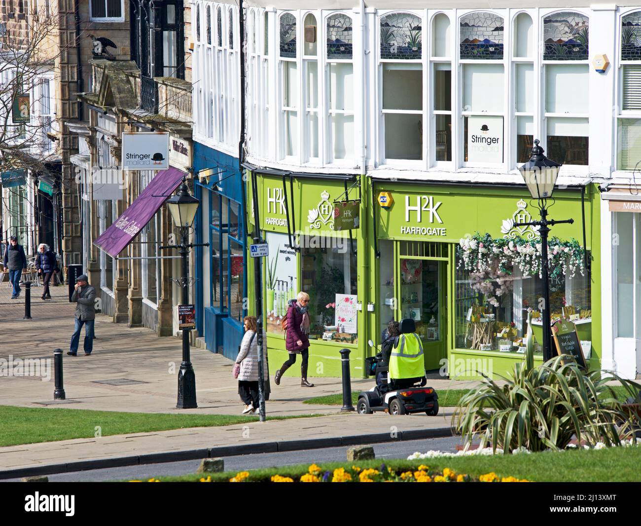 Montpellier Parade in Harrogate, North Yorkshire, England UK Stock ...