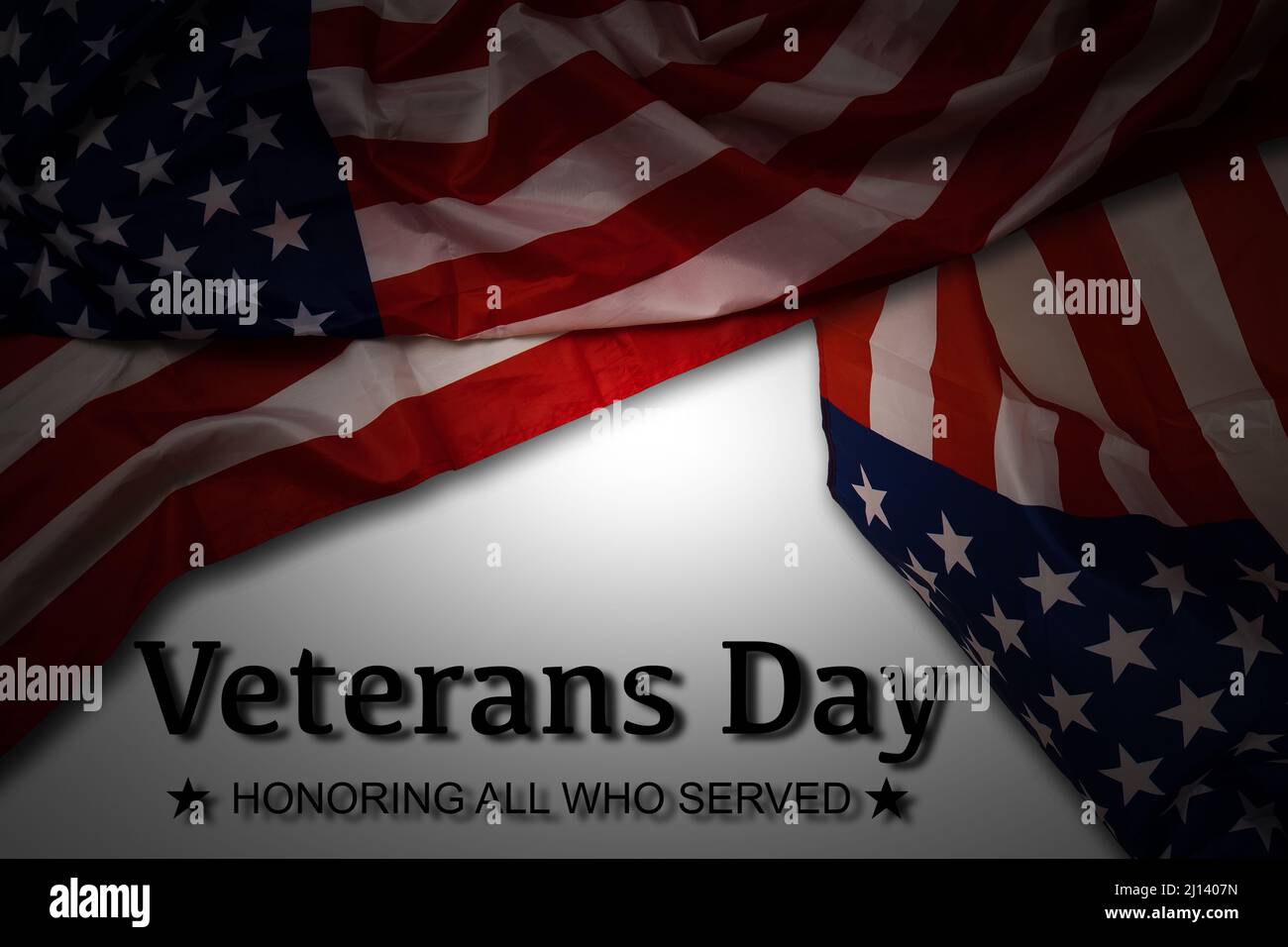 American flag with the text Memorial day, remember and honor on a ...