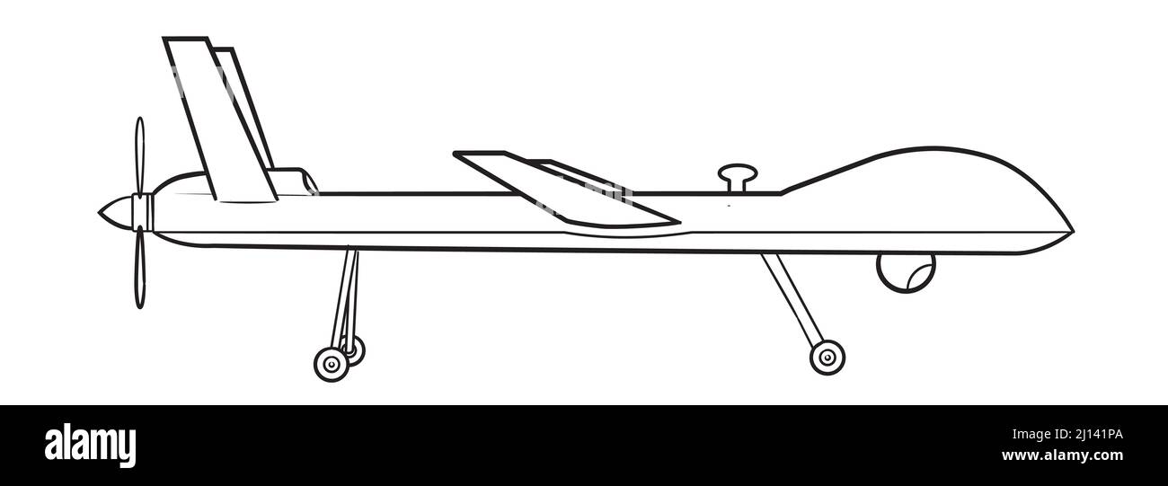 Drone combat Stock Vector Images - Alamy