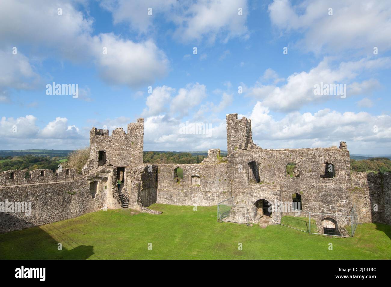 Interior of Dinefwr Castle, Llandeilo, Carmarthenshire, Wales, UK Stock ...