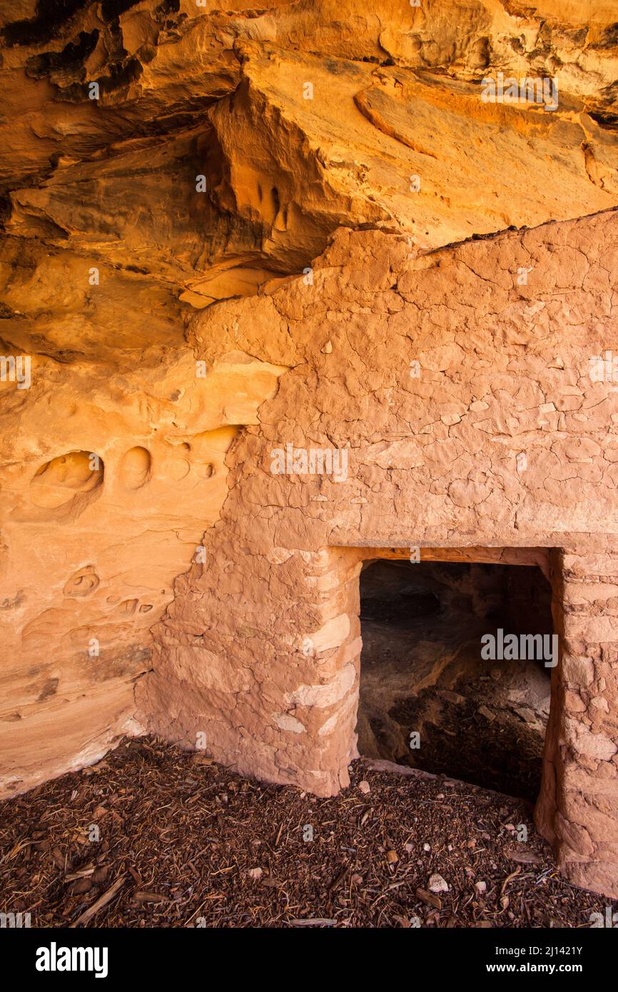 The Lace Rock Ruin is a 1000-year old Ancestral Puebloan cliff dwelling ...