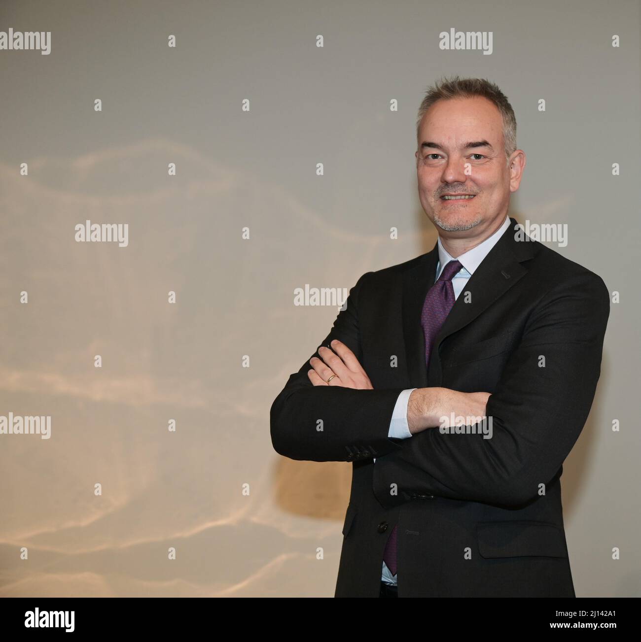 Milan, Italy Milan ArtWeek 2022 press presentation inauguration at BG ...