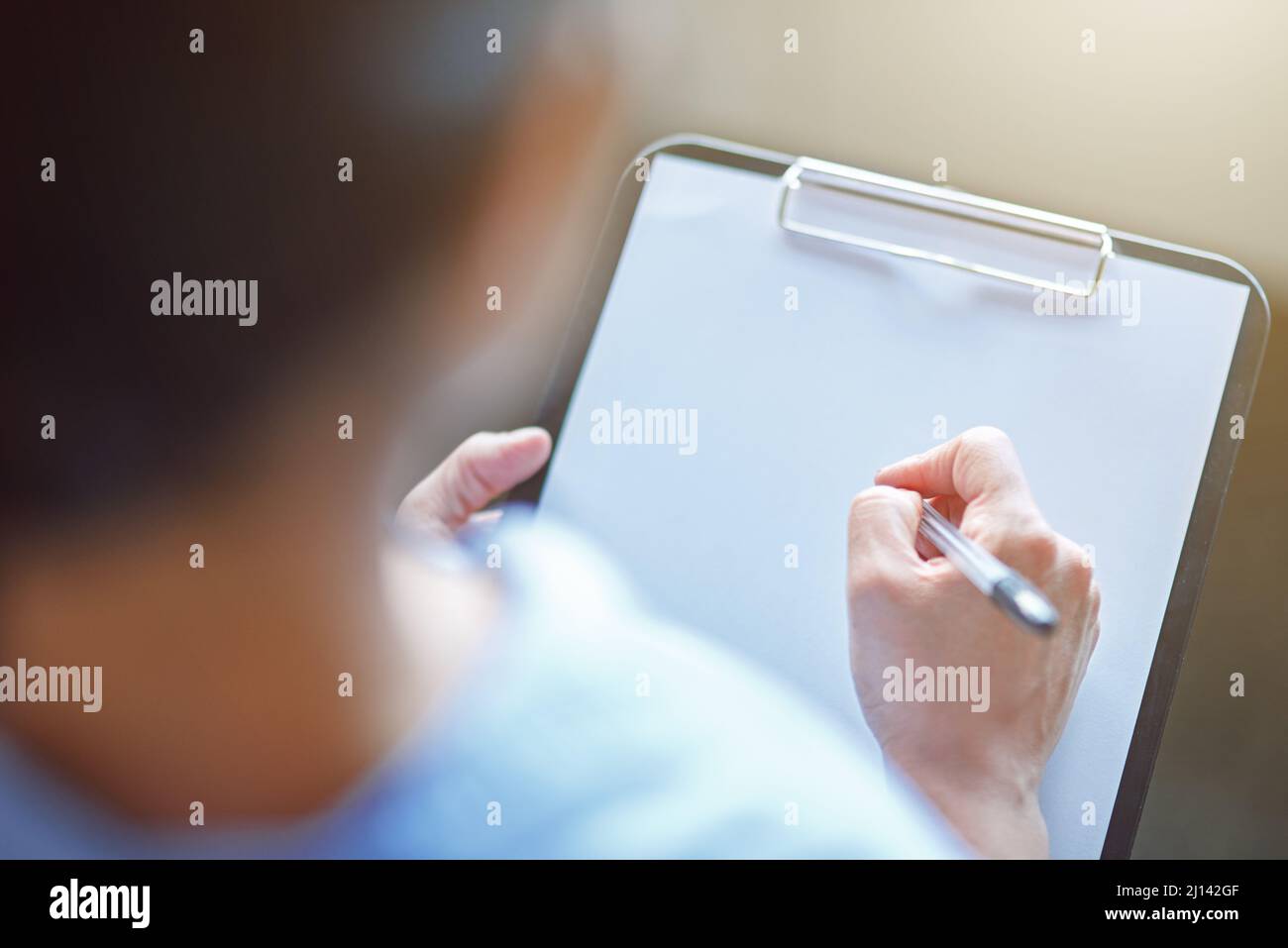 Blank Sheet Of Paper To Write On